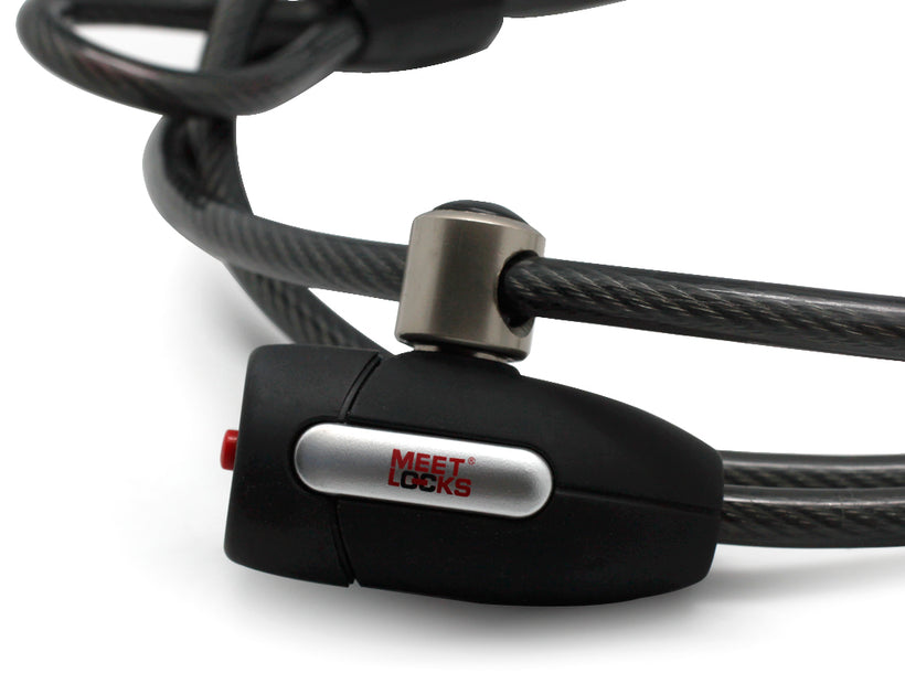 MEETLOCKS Bike Lock Flex Loop Cable Dia.1cm*2.4m – Meetlocks Brand ...